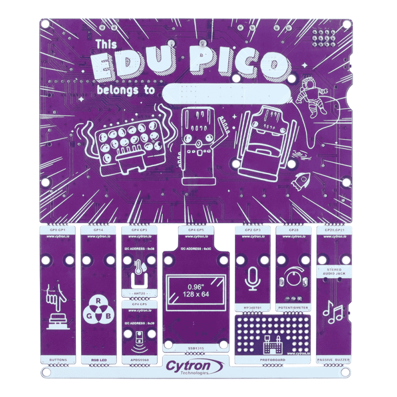 EDU PICO: KIT DE PROYECTOS E INNOVACION PARA RASPBERRY PI PICO W