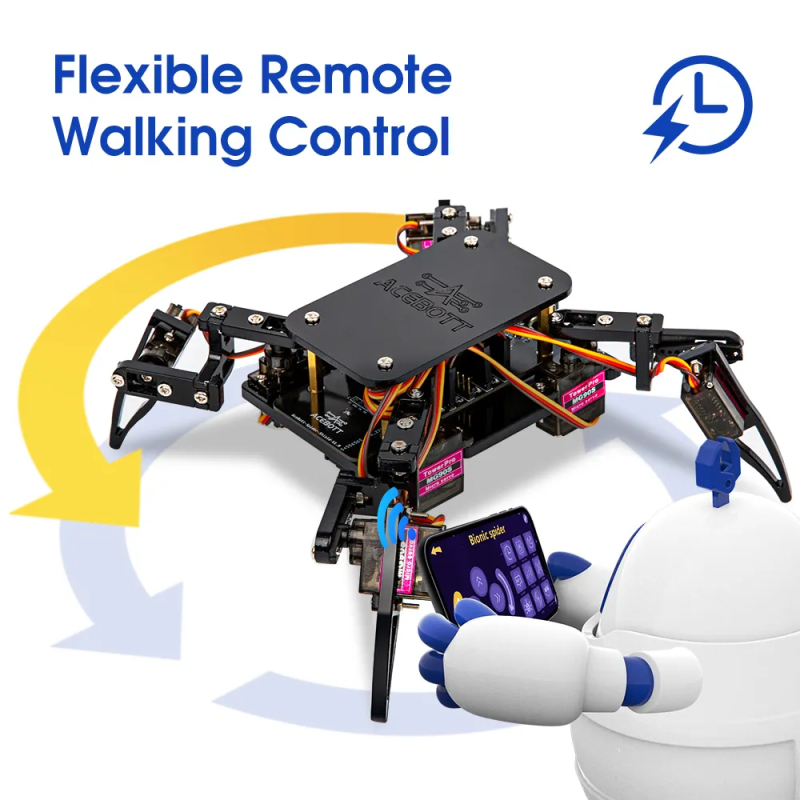 ACEBOTT QUADRUPED BIONIC SPIDER ROBOT - STEM