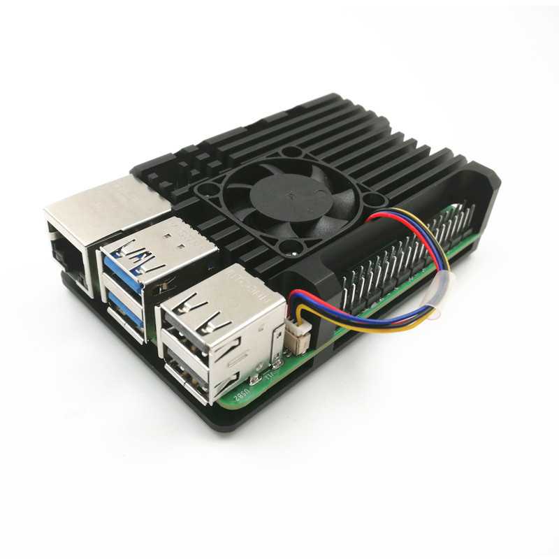 DISIPADOR INTEGRAL CON VENTILADOR PARA RASPBERRY PI 5