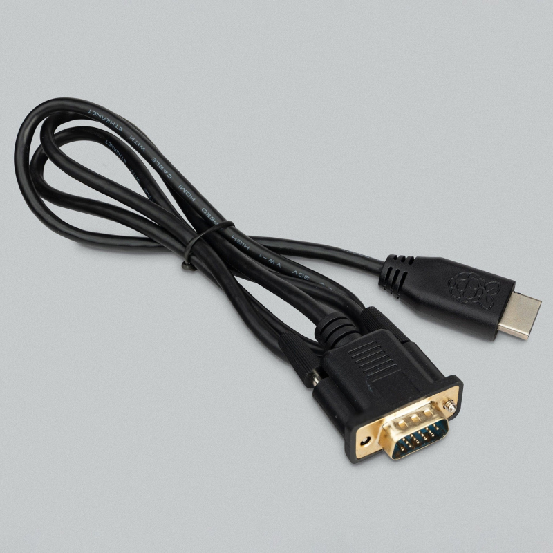 CABLE HDMI A VGA OFICIAL RASPBERRY PI