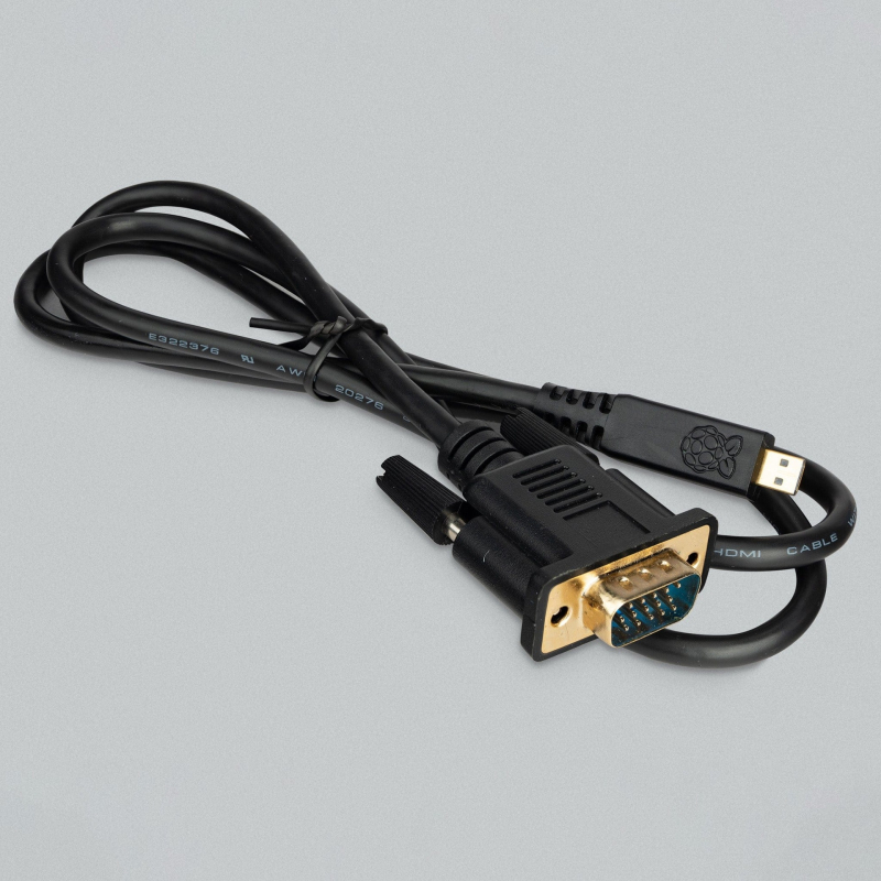 CABLE MICRO HDMI A VGA OFICIAL RASPBERRY PI