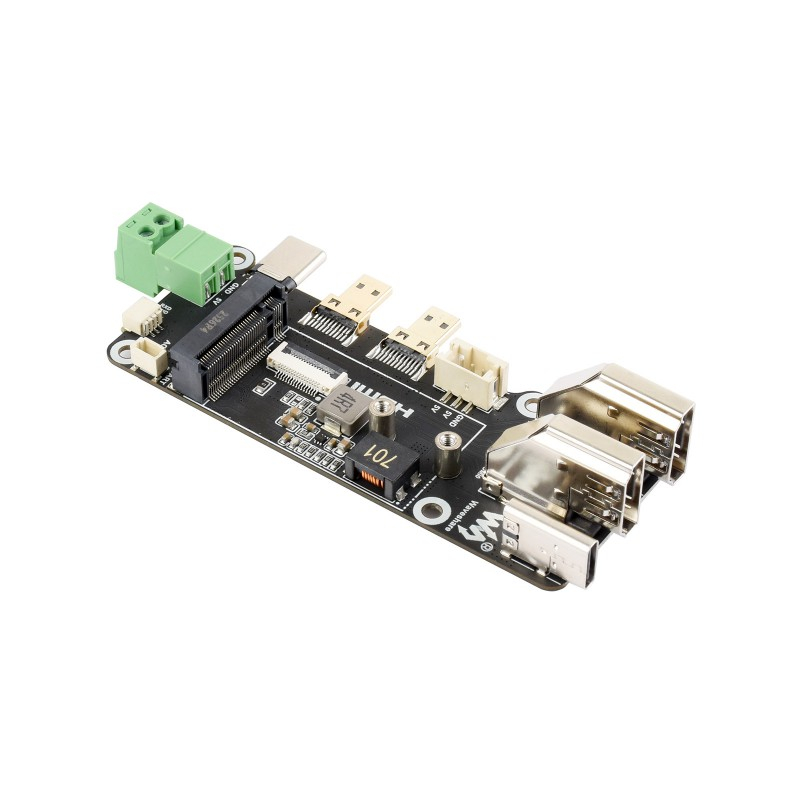 ADAPTADOR MULTIFUNCION RASPBERRY PI 5 – PCIe NVMe, DUAL HDMI