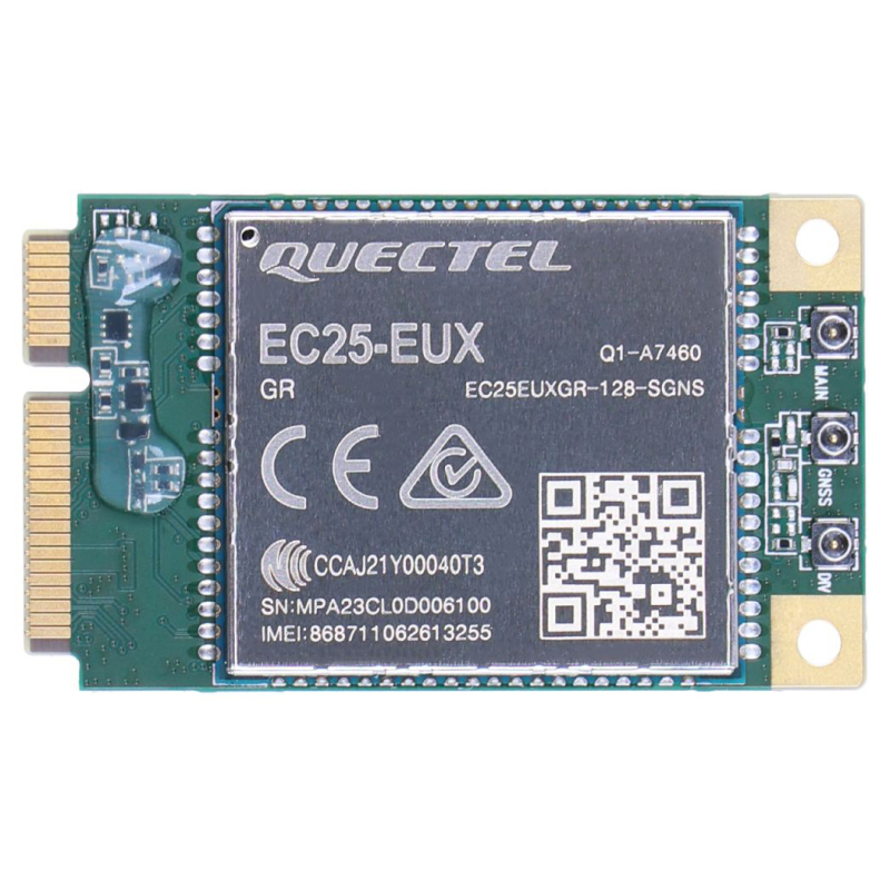 QUECTEL MODULO LTE CAT4 EC25-EUX PCIe - 2G/3G/4G - EMEA Y THAI