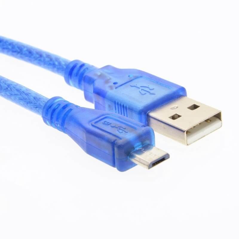 Mini Cable Usb A Microusb 30cm Para Arduino Nano Micro Nodemcu Tiendateces