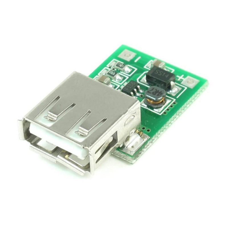 MODULO DC STEP-UP 1V~5V CONVERSOR 5V 1A SALIDA USB-A/H