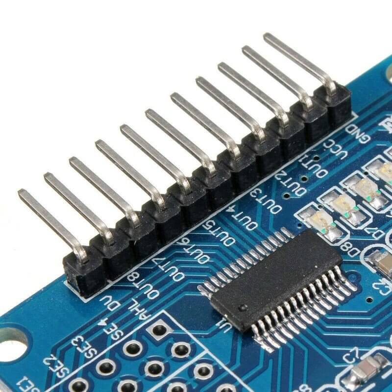 Modulo Ttp226 Sensor Tactil Capacitivo 8 Canales Para Arduino