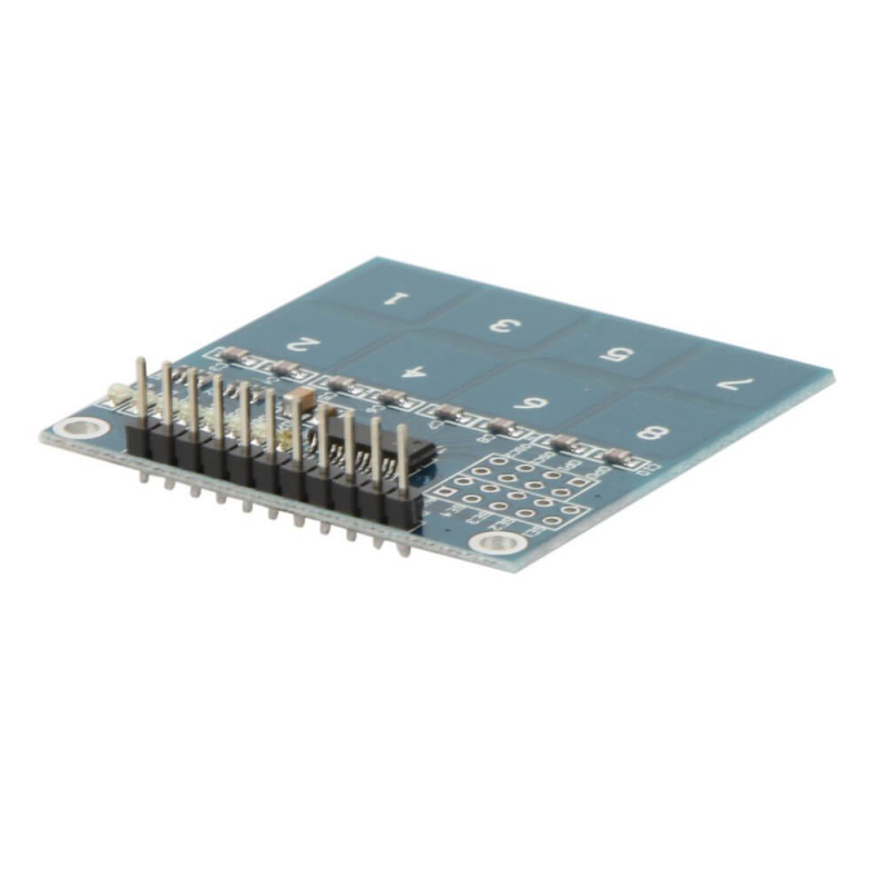 MODULO TTP226 SENSOR TACTIL CAPACITIVO 8 CANALES PARA ARDUINO