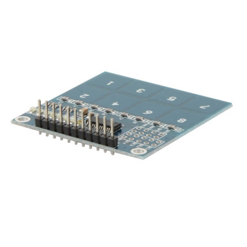 Modulo Ttp226 Sensor Tactil Capacitivo 8 Canales Para Arduino