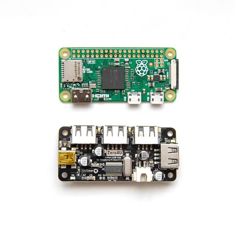 UUGEAR ZERO4U HUB USB PARA RASPBERRY PI ZERO - tiendatec.es