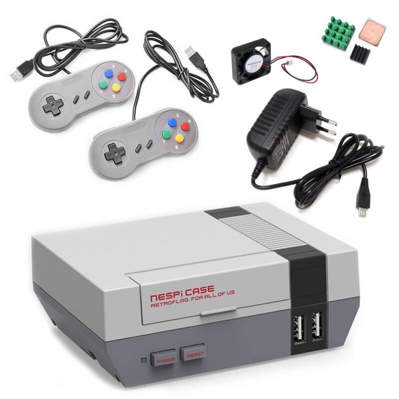KIT RETRO GAMING NES PARA RASPBERRY PI - tiendatec.es
