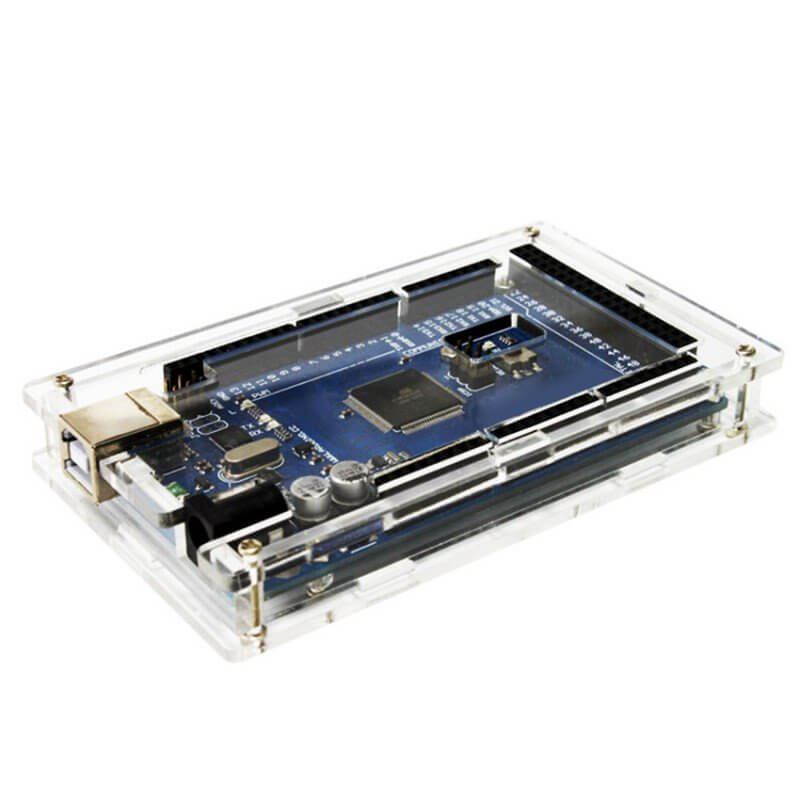 CAJA ACRILICA TRANSPARENTE PARA ARDUINO MEGA2560 R3 - tiendatec.es CAJA ACRILICA TRANSPARENTE PARA ARDUINO MEGA2560 R3 - tiendatec.es