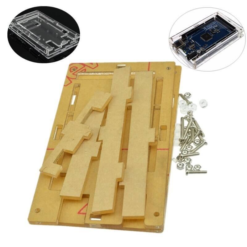CAJA ACRILICA TRANSPARENTE PARA ARDUINO MEGA2560 R3 - tiendatec.es CAJA ACRILICA TRANSPARENTE PARA ARDUINO MEGA2560 R3 - tiendatec.es