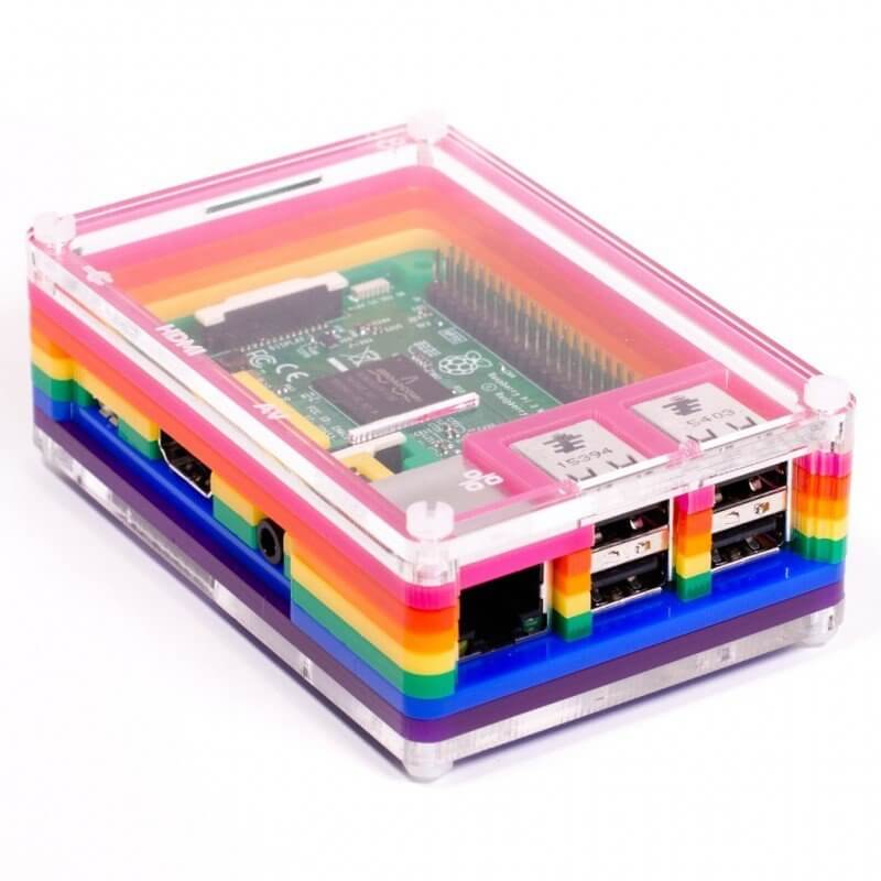 PIMORONI PIBOW RAINBOW PARA RASPBERRY PI 3 B+ - tiendatec.es