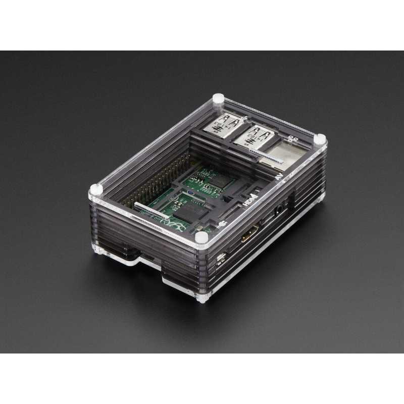 PIMORONI PIBOW NINJA BLACK PARA RASPBERRY PI 3 B+
