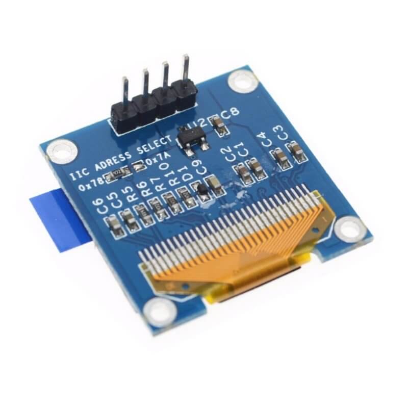 PANTALLA OLED 0,96" 128x64 AZUL I2C IIC SDD1306 - tiendatec.es
