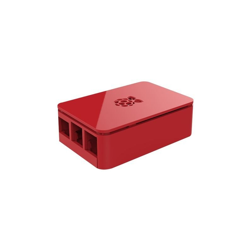 CAJA 19DESIGN ROJA PARA RASPBERRY PI 3 B+