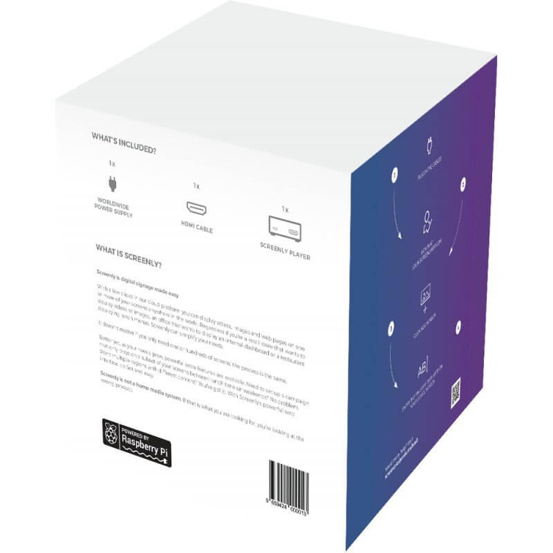 SCREENLY BOX 0 - SEÑALETICA DIGITAL - tiendatec.es