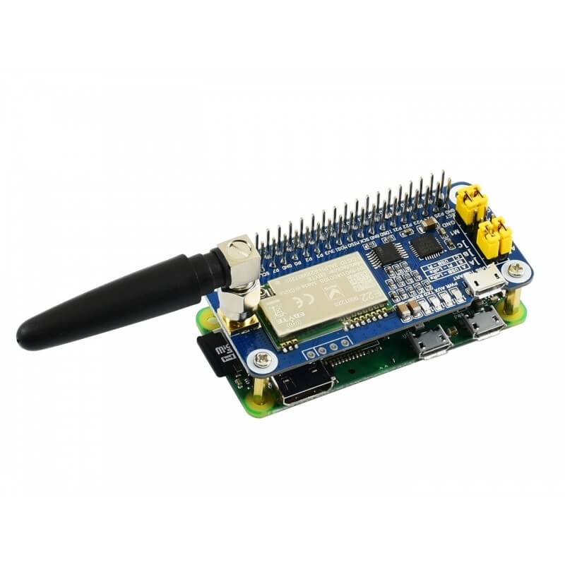 WAVESHARE SX1262 LORA HAT 868MHZ PARA RASPBERRY PI - tiendatec.es