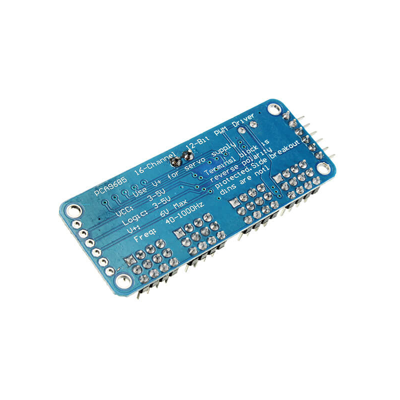 CONTROLADOR SERVO PWM 16 CANALES 12 BITS PCA9685 IIC/I2C