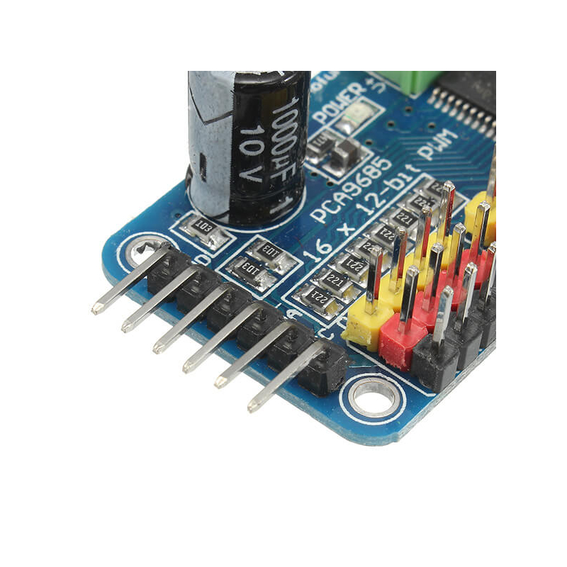 CONTROLADOR SERVO PWM 16 CANALES 12 BITS PCA9685 IIC/I2C