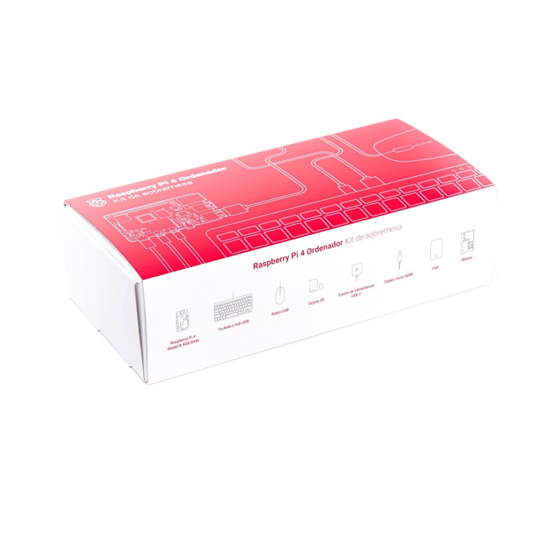 RASPBERRY PI 4 COMPUTER DESKTOP KIT 2GB + DISIPADORES (ES) RASPBERRY PI 4 COMPUTER DESKTOP KIT 2GB + DISIPADORES (ES)