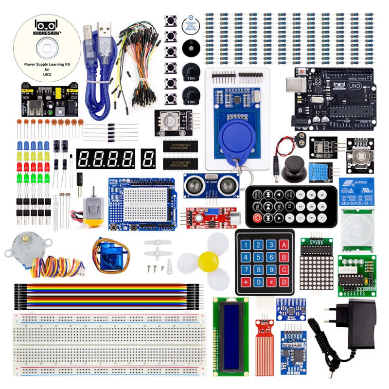 THE MOST COMPLETE STARTER KIT ARDUINO UNO R3 PROJECT - tiendatec.es THE MOST COMPLETE STARTER KIT ARDUINO UNO R3 PROJECT - tiendatec.es
