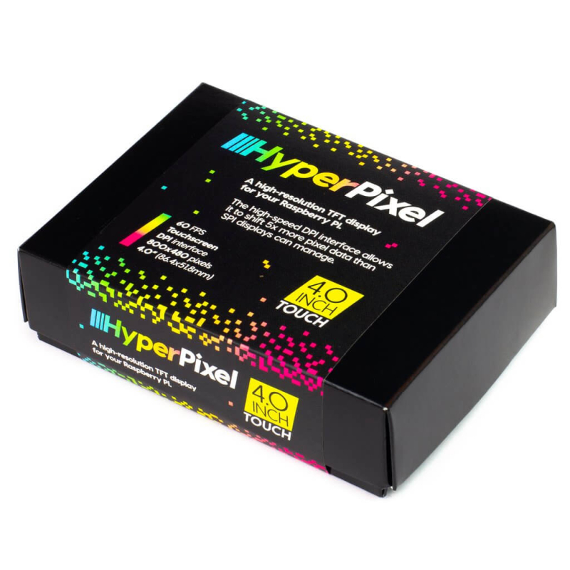 HYPERPIXEL 4.0 - PANTALLA TACTIL ALTA RESOLUCION