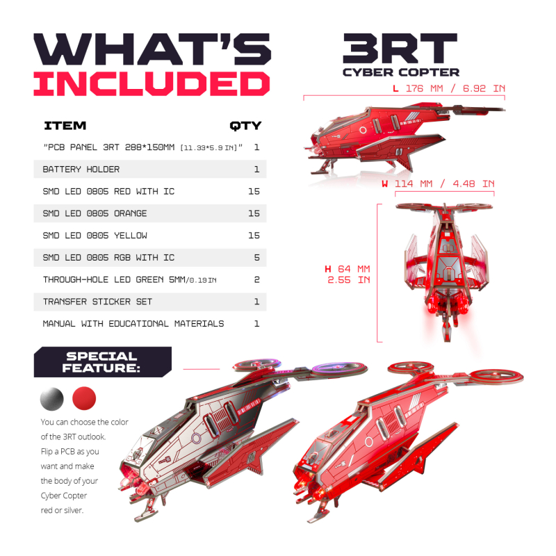 GEEKCLUB CYBERPUNK 3RT CYBER COPTER