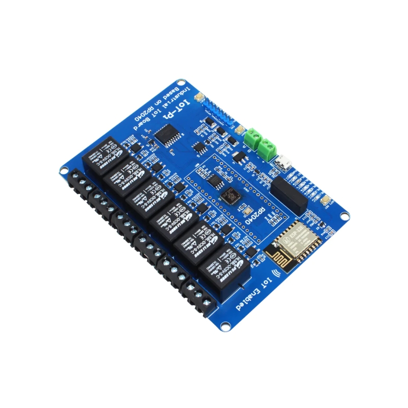 IOTPI 6 CANALES - PLACA IOT INDUSTRIAL - RS485 / WIFI / RP2040 / CARRIL DIN