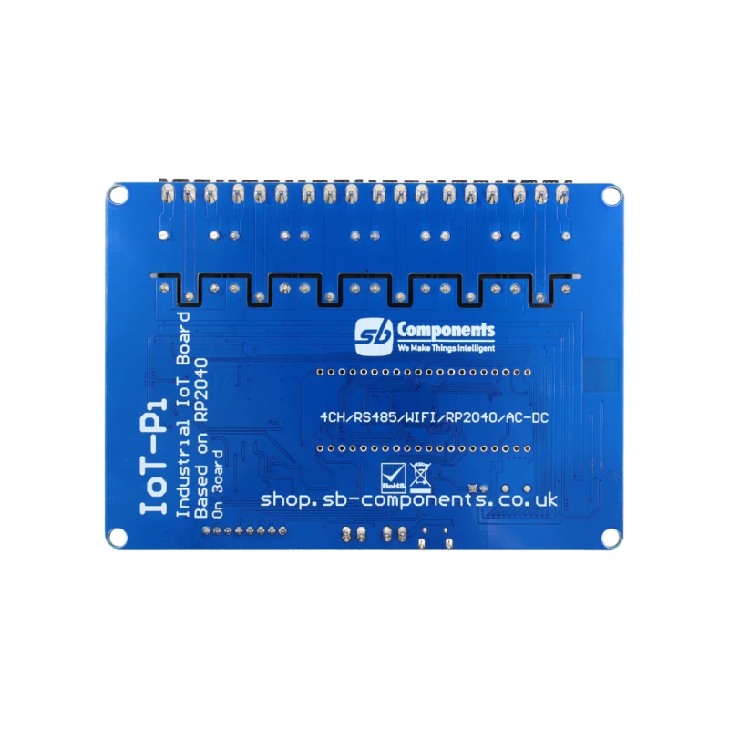 IOTPI 6 CANALES - PLACA IOT INDUSTRIAL - RS485 / WIFI / RP2040 / CARRIL DIN
