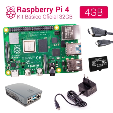 RASPBERRY PI 4 - KIT BASICO OFICIAL