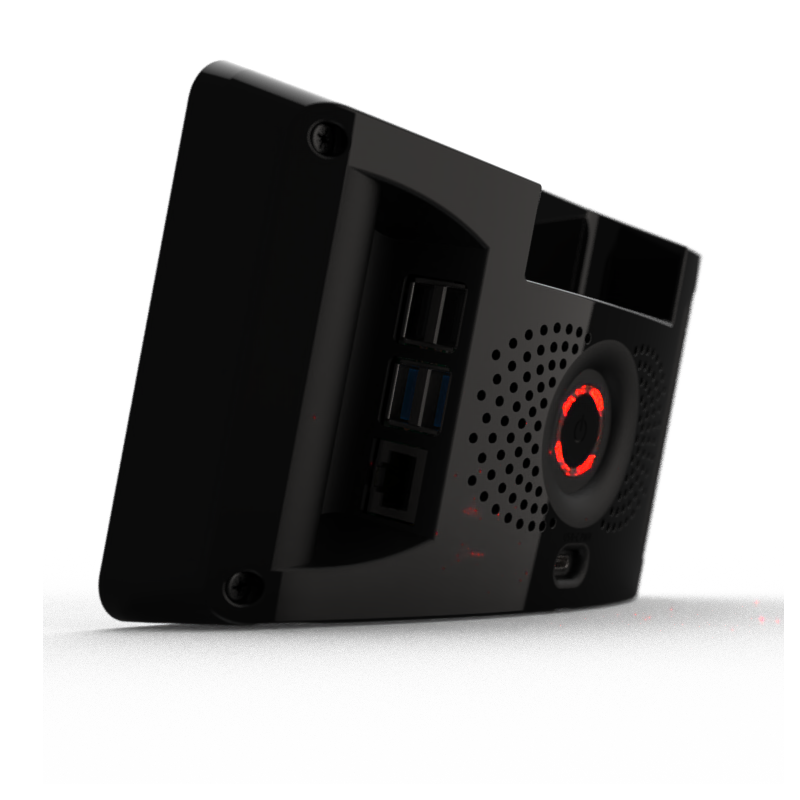 PI-PAD DUAL - CAJA PORTATIL RECARGABLE PARA RASPBERRY PI 4 Y PANTALLA 7"