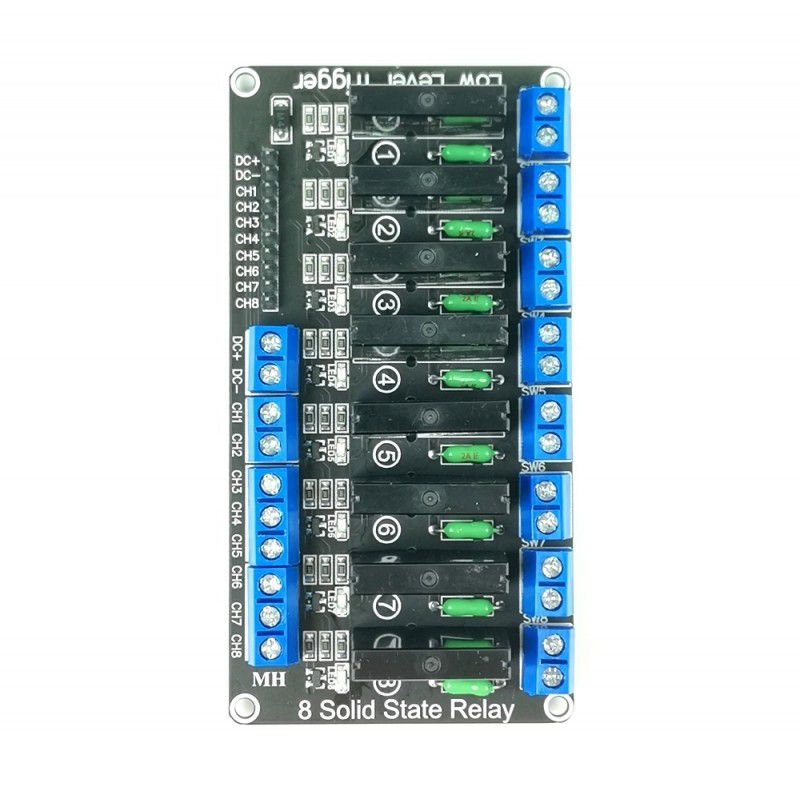 MODULO RELE ESTADO SOLIDO SSR 8 CANALES