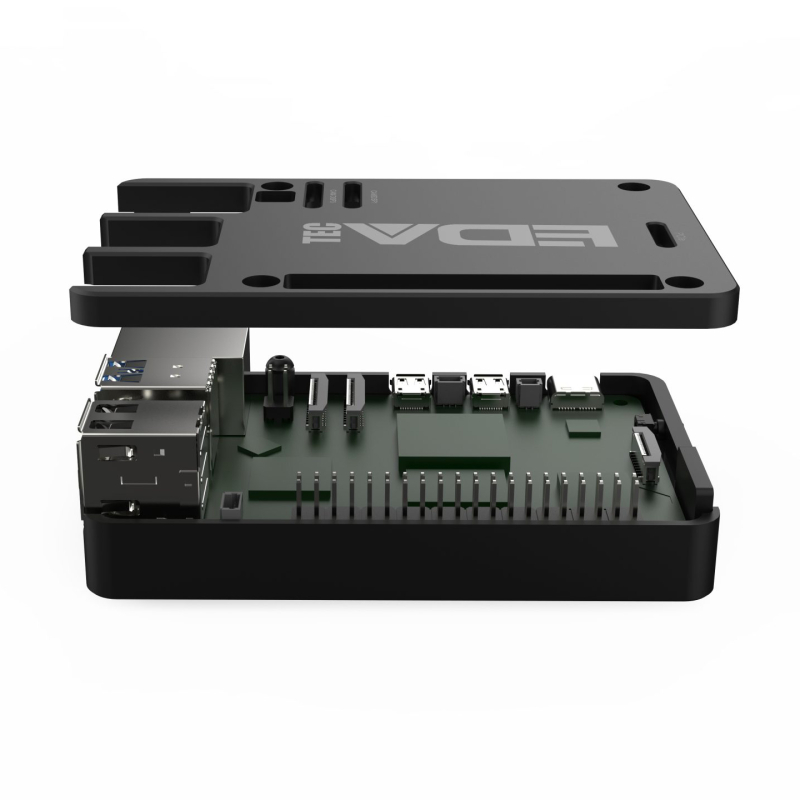 EDATEC FANLESS CASE PARA RASPBERRY PI 5 EDATEC FANLESS CASE PARA RASPBERRY PI 5