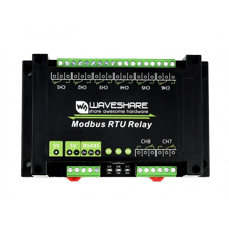 MODULO RELE RS485 8 CANALES - MODBUS RTU - 5V