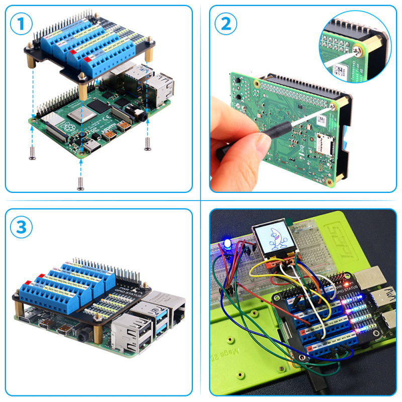 HAT TERMINAL GPIO PARA RASPBERRY PI