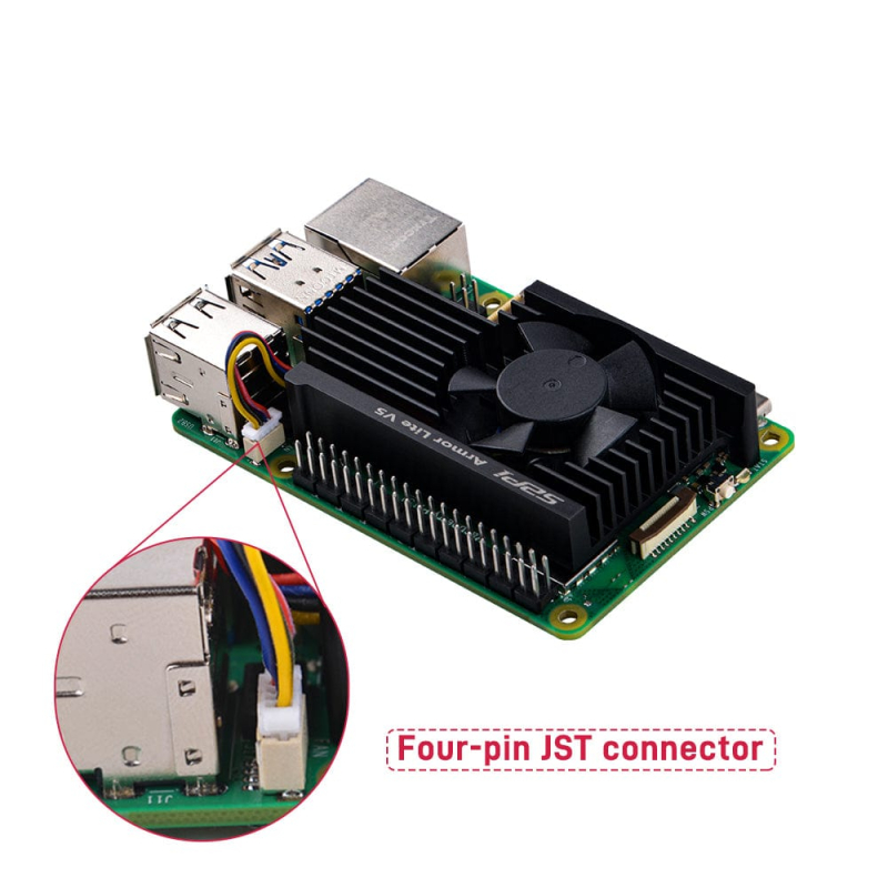 DISIPADOR ARMOR LITE V5 PARA RASPBERRY PI 5